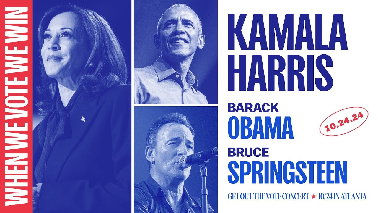 VP Kamala Harris, President Barack Obama, Bruce Springsteen, & More ...