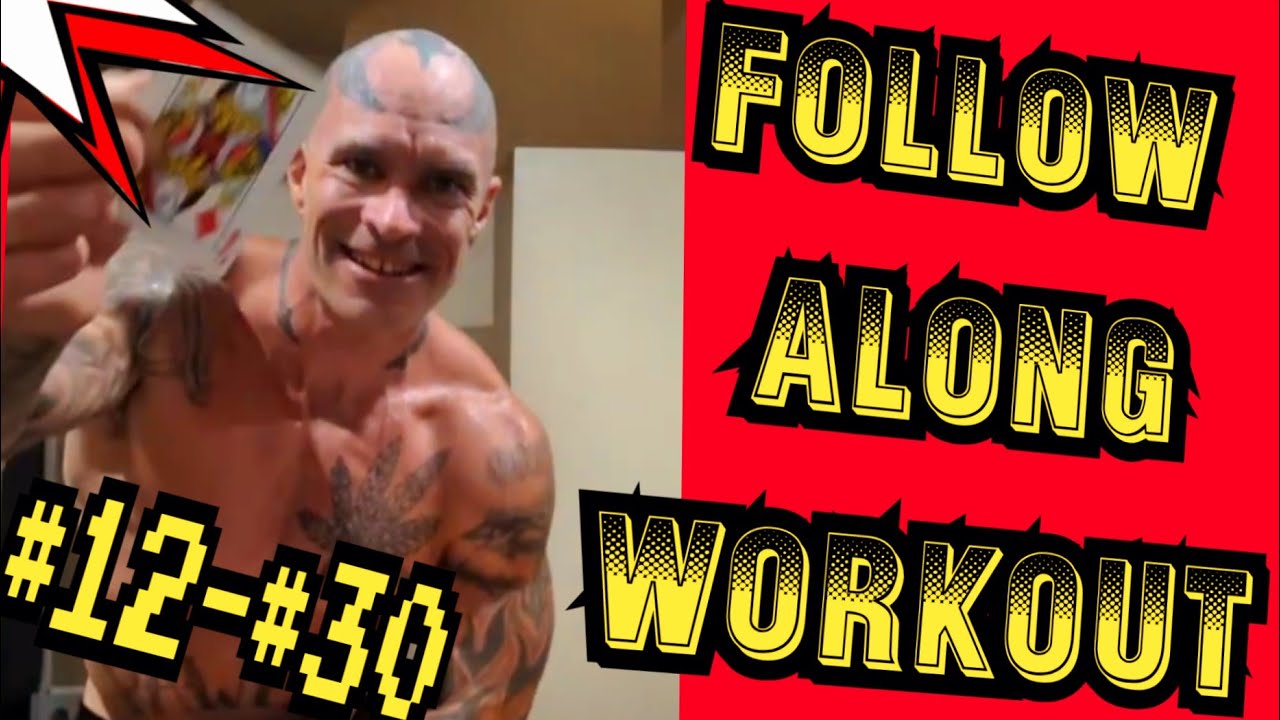 #12 of #30 Follow Along Prison Workout Getting Jacked with bodyweight ...