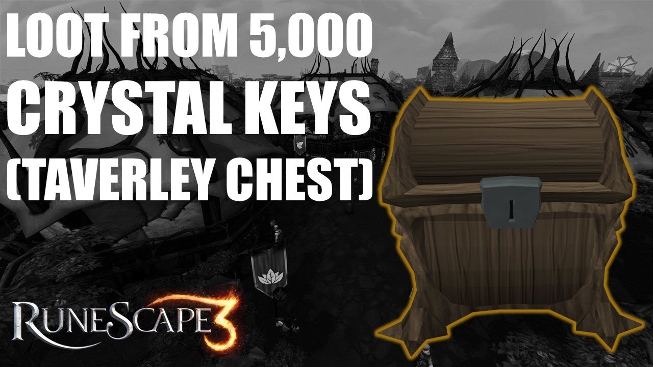 Loot From 5,000 Crystal Keys (Taverley) / Runescape 3 2020 - YouTube