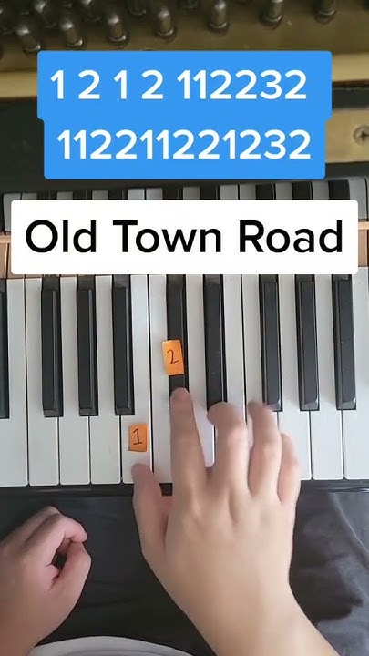 Old Town Road (Piano Tutorial) #tiktok - YouTube
