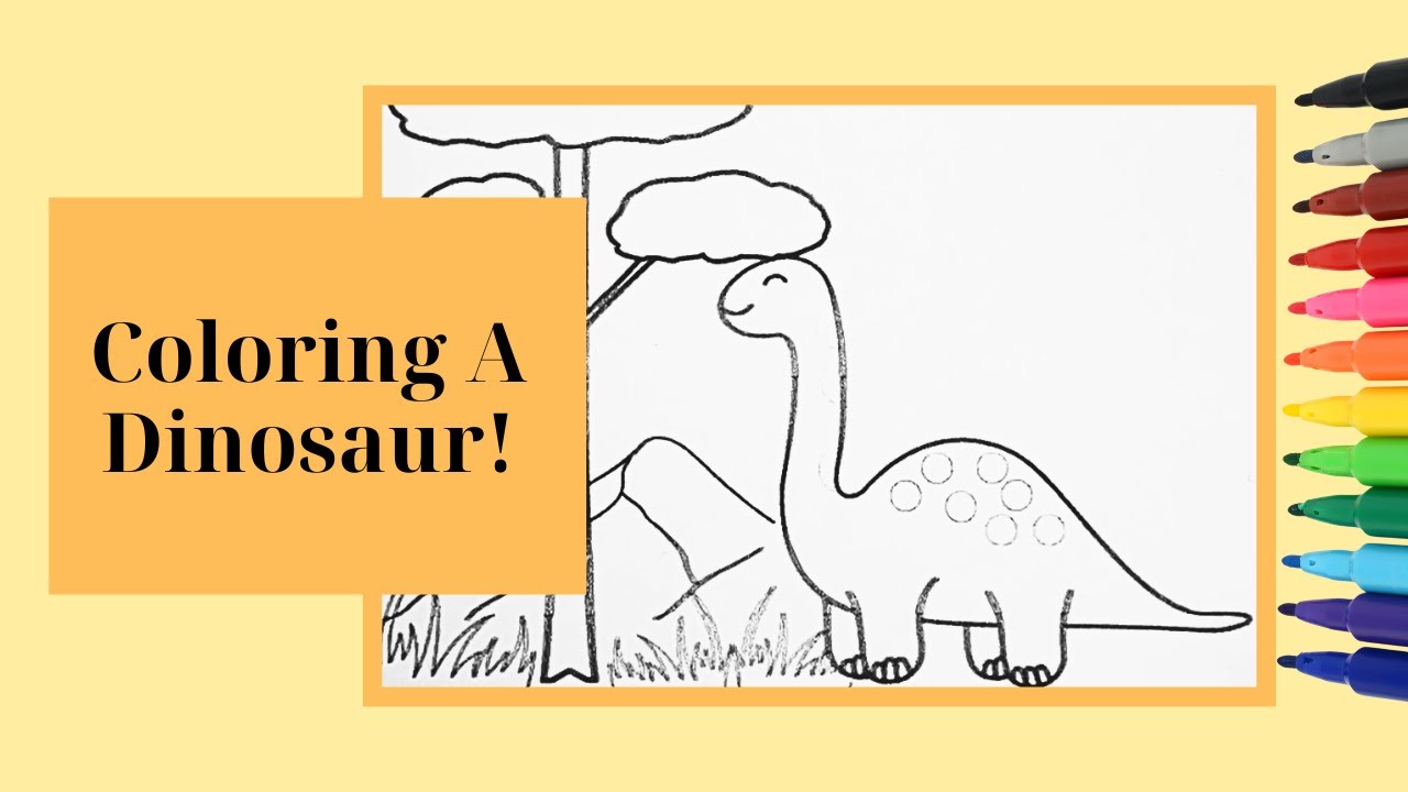 Dinosaur Coloring for Kids and Toddlers | Fun and Creative Coloring ...