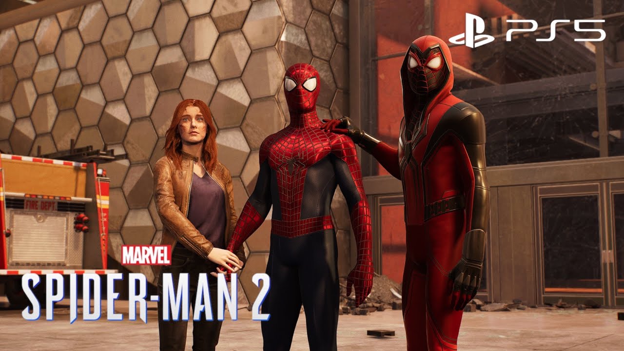 Marvel's Spider-Man 2 TASM 2 & Crimson Suits Vs Venom Boss Fight ...