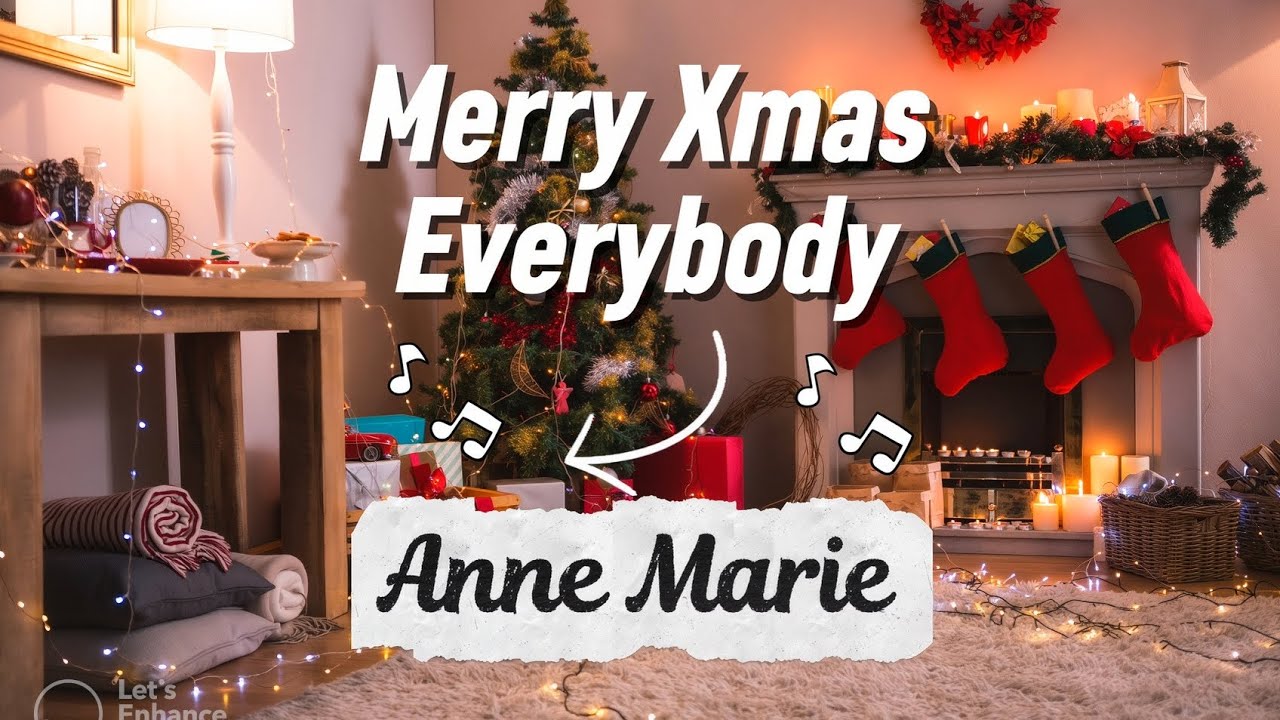 Anne Marie - Merry Xmas Everybody (Lyric Video) - YouTube