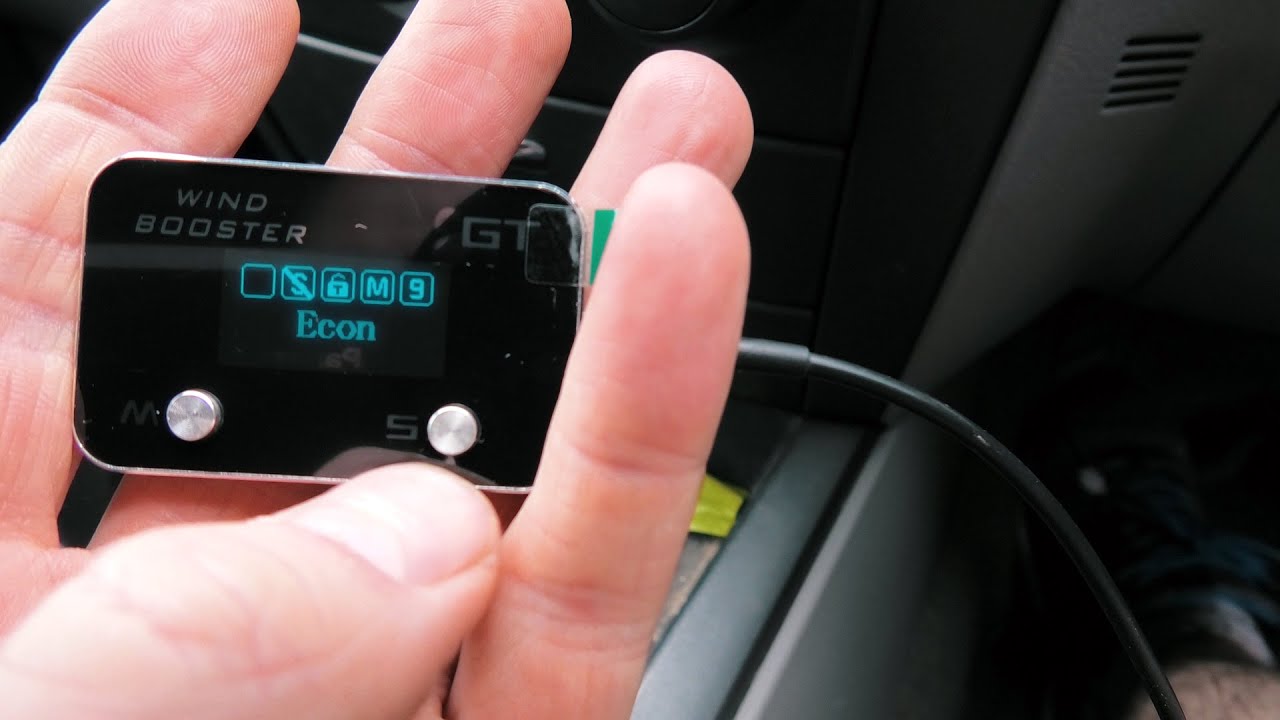 Testing a Windbooster GT throttle controller for 4X4 towing - YouTube