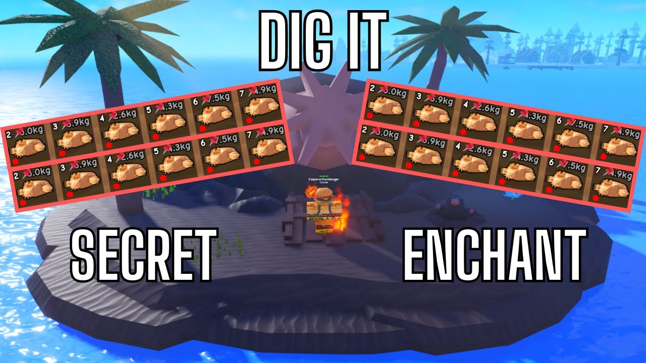 Using 22 Mythical Moles To Try and Get Secret Enchant in Dig It ...