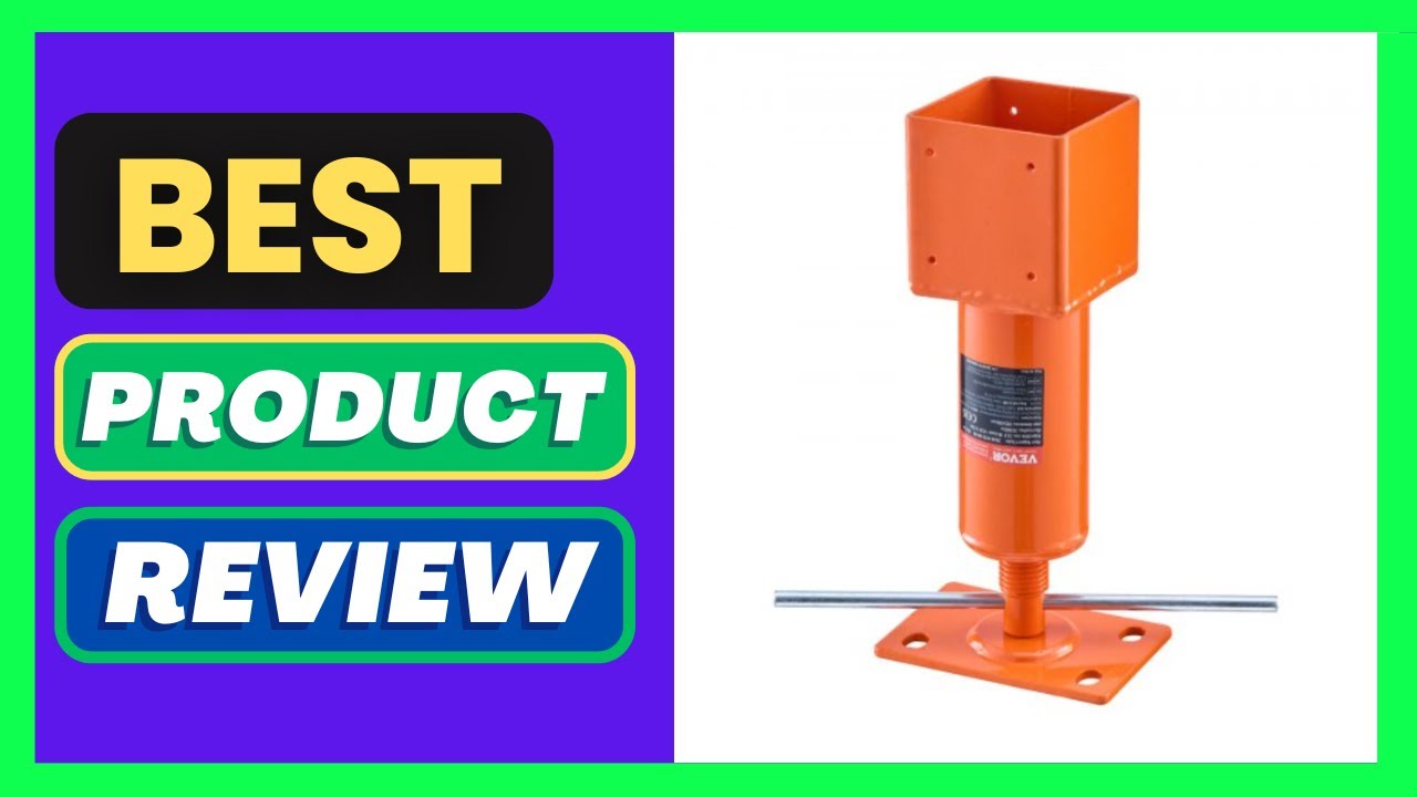 VEVOR Adjustable Shore Lift Stand Floor Roof Beam 4"x4" - YouTube