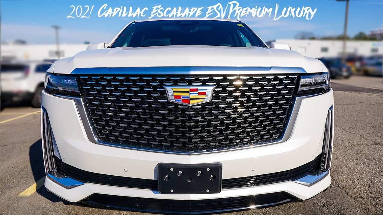 2021 Cadillac Escalade ESV Premium Luxury Exterior and Interior ...