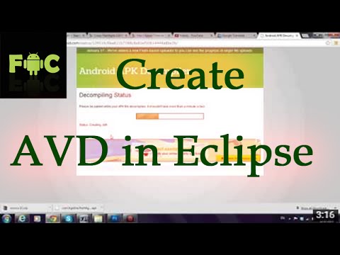 How To create Android Virtual Emulator in Eclipse - YouTube