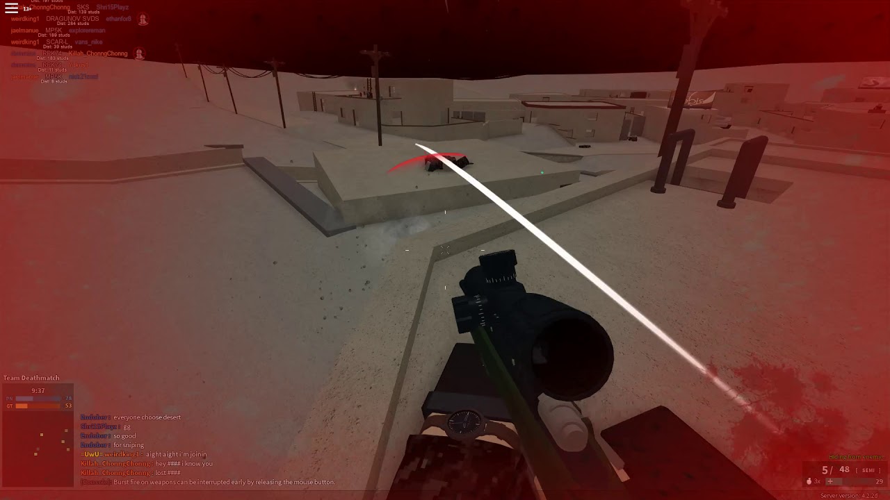 Phantom Forces | Remington 700 | Full Game | T.D.M. on Desert Storm ...