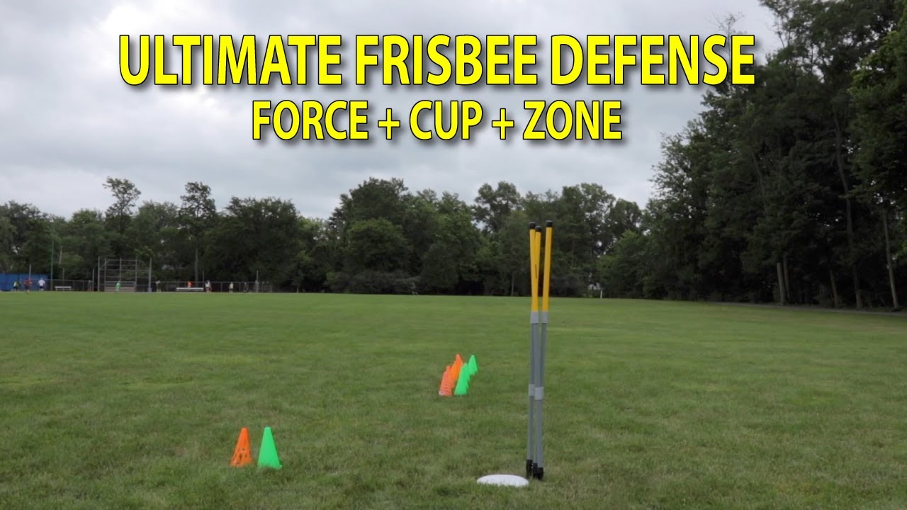 Ultimate Frisbee Defense - Force, Cup, and Zone Tutorial - YouTube