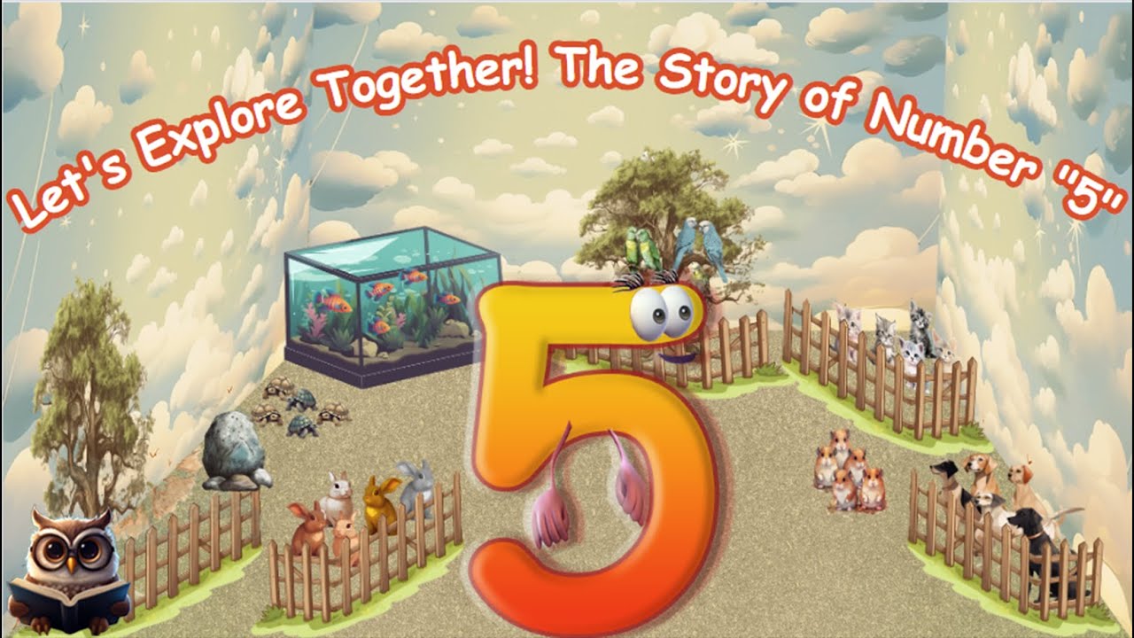 5️⃣ Let’s Explore Together! The Story of Number “5" | W.O.S.🦉 - YouTube