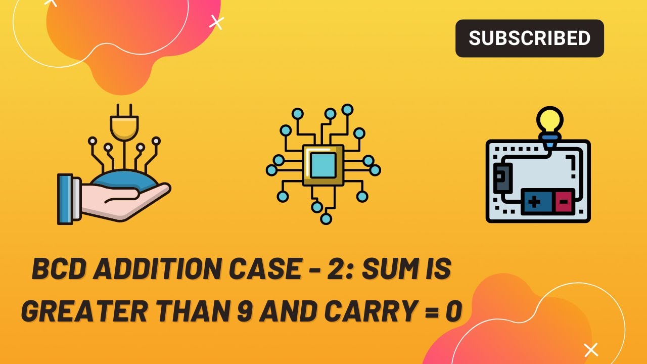 Digital Electronics |Digital Techniques |BCD Addition Case - 2: sum is ...