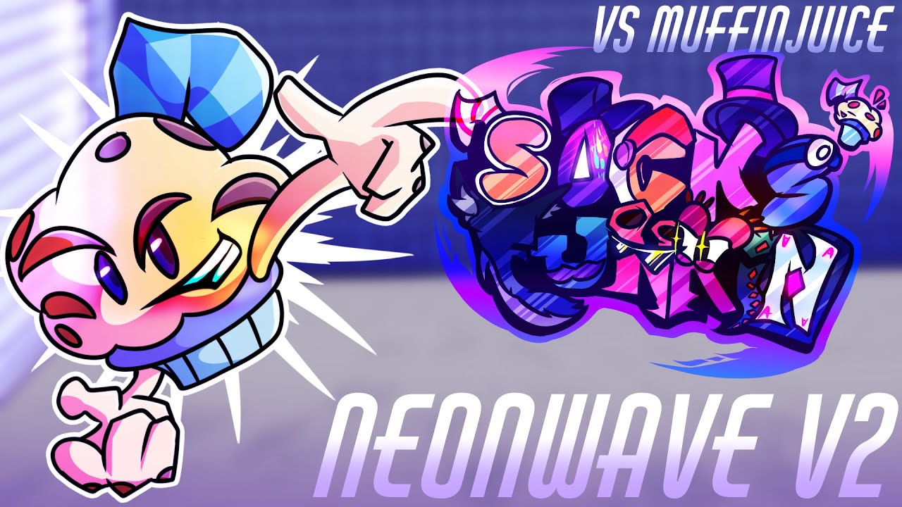 Neonwave V2 | Vs MuffinJuice (Socks Funkin' V2) - YouTube