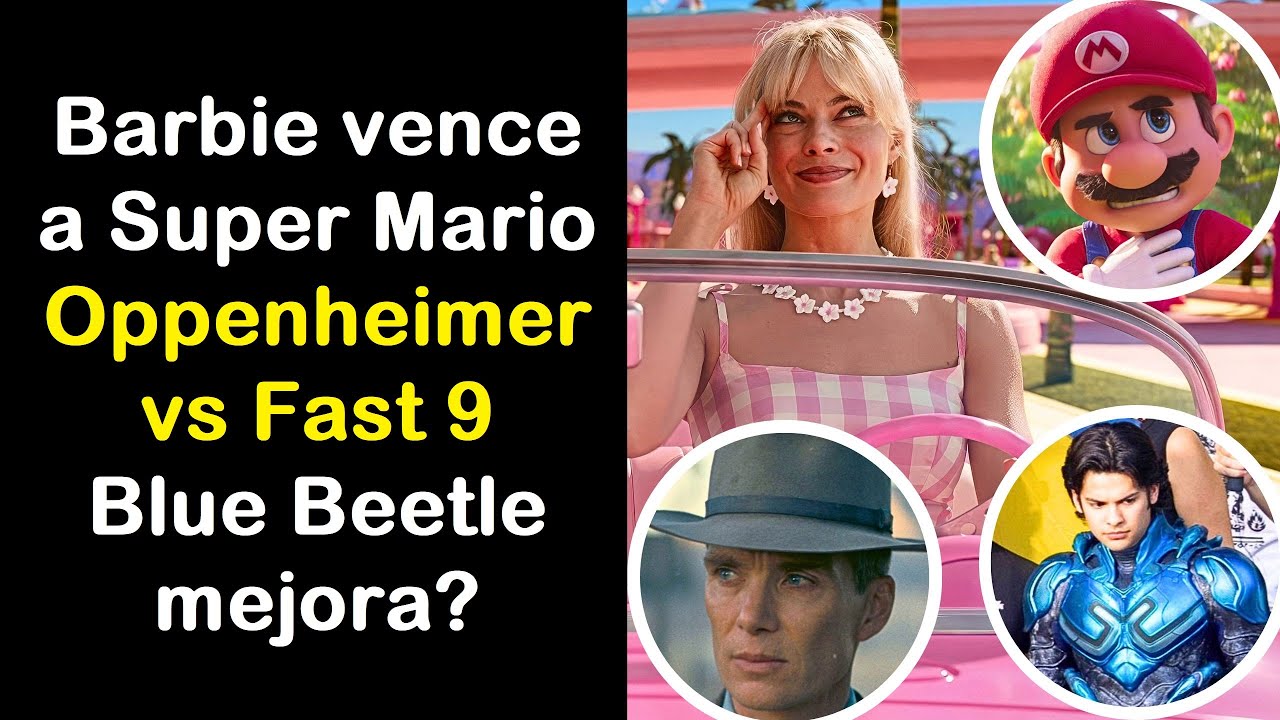Barbie destrona a Super Mario Bros hoy, Oppenheimer es Top 130 Mundial ...