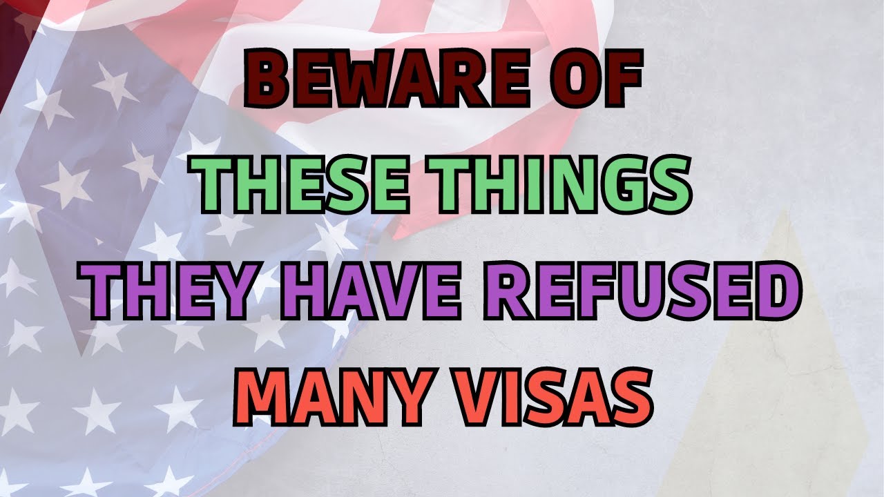 Beware of These | Others Failed DV Lottery Interview Because of Them ...