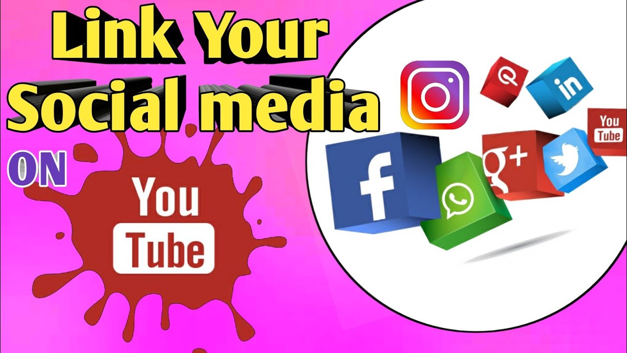 How To Social Media Add On YouTube channel ।।Link Your Social Media ...