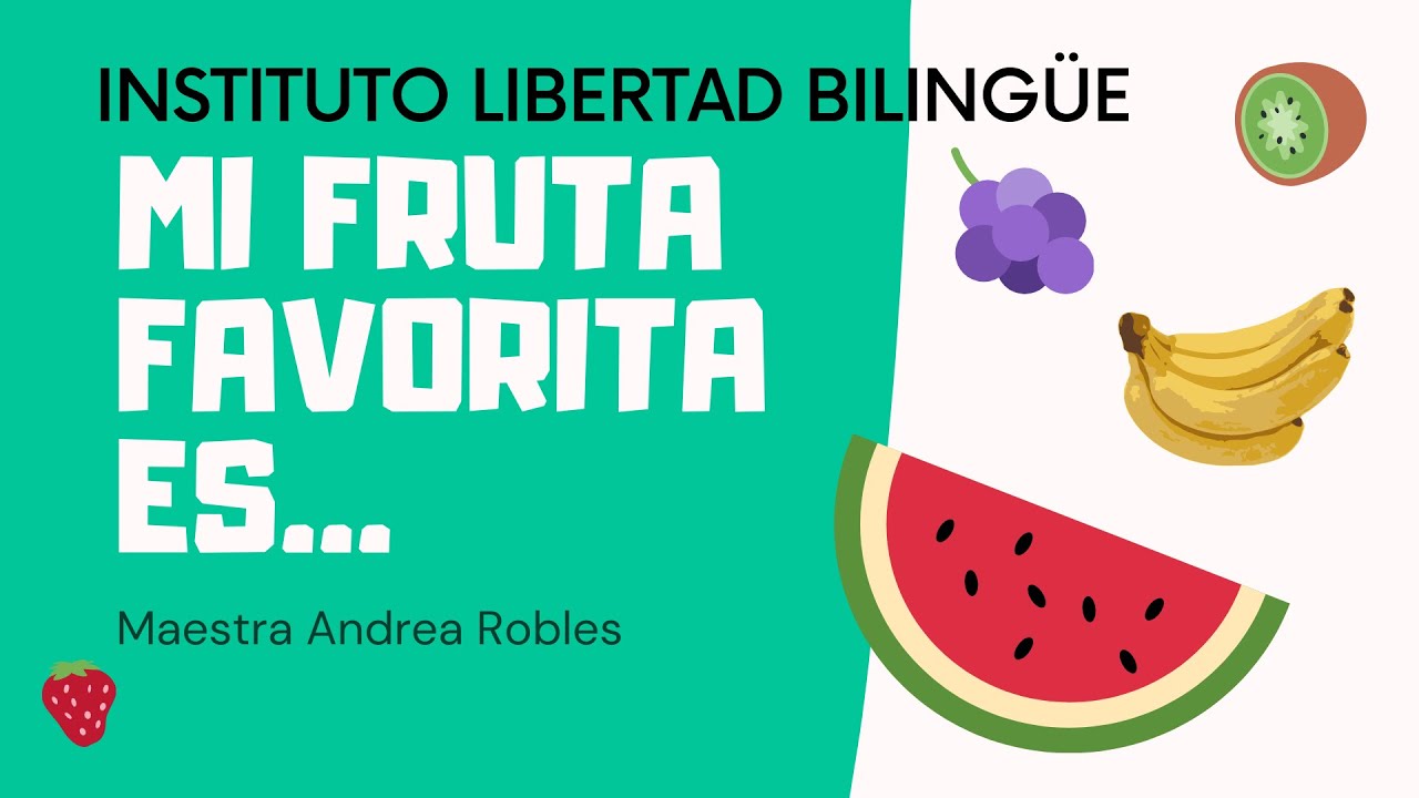 Mi fruta favorita es... | Vida saludable 21 abril 2021 - YouTube