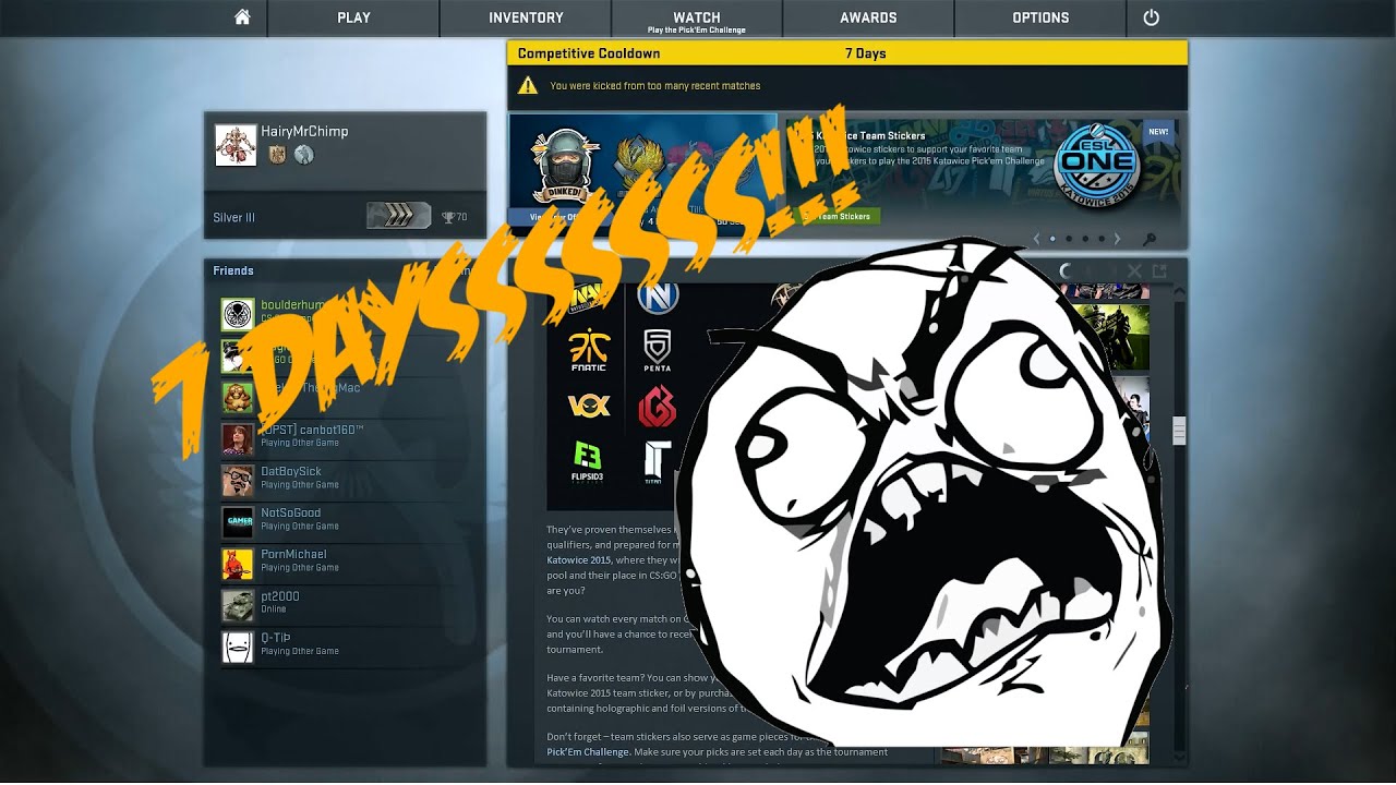 A Unique 7 Day Ban?! | CS:GO - YouTube