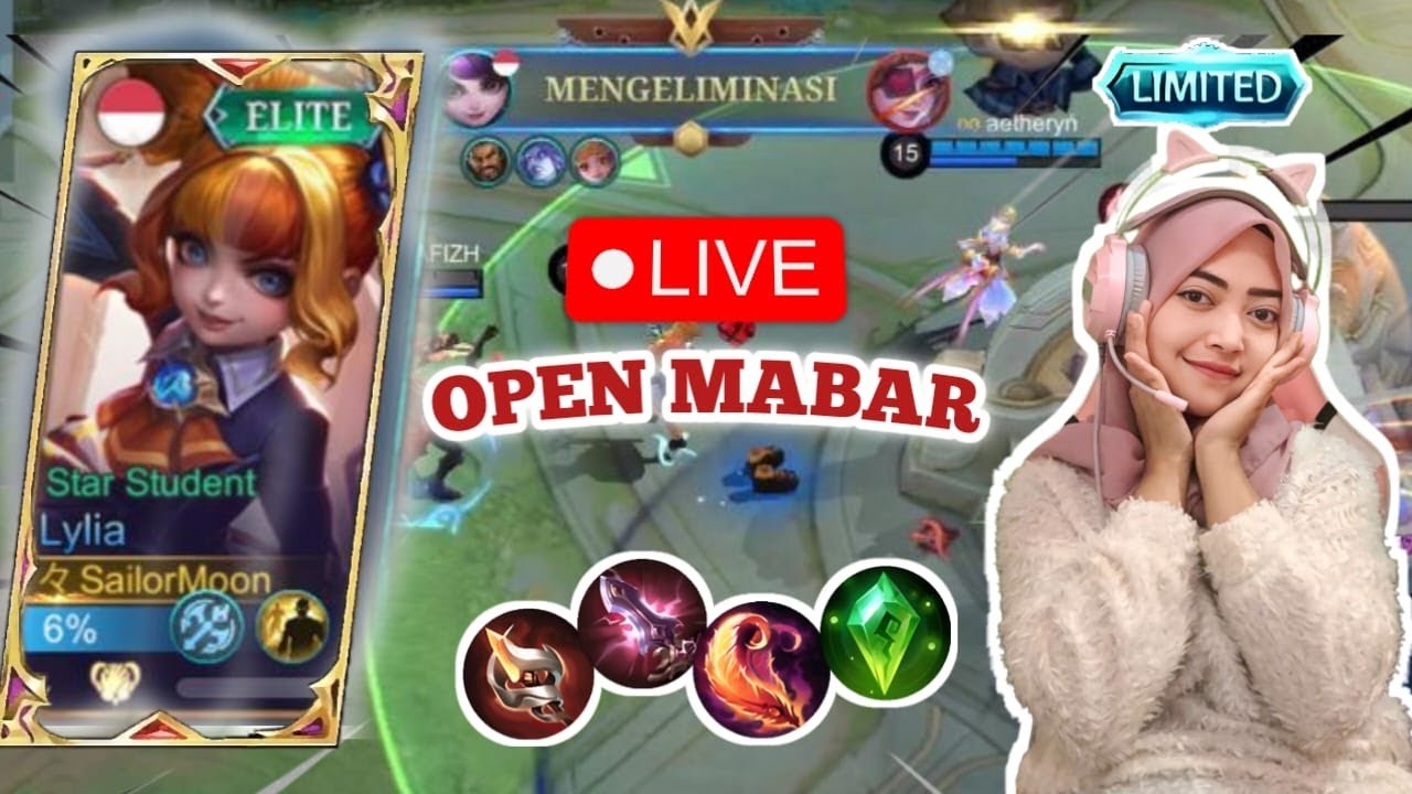 [LIVE] |OPEN MABAR| PUSH RANK Mobile Legend User MAGE - YouTube