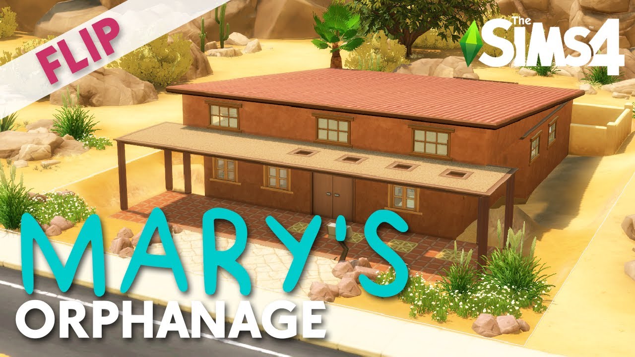 [House Flip] The Sims 4: Speed Build // Mary's Orphanage (No CC) - YouTube
