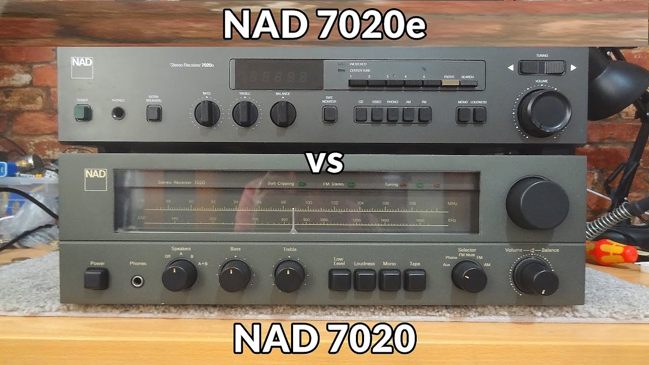 NAD 7020e Receiver Review with NAD 7020 Comparison. NAD 3020 amps ...