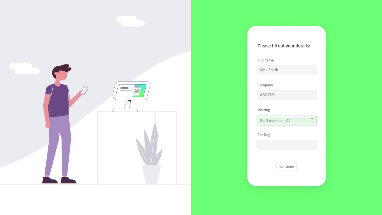Contactless Sign In | Sign In App - YouTube