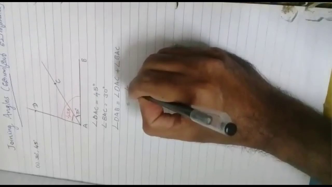Maths State Syllabus STD 7 Ch 1 Part 1 Adding Angles YouTube Maths State Syllabus STD 7 Ch 1 Part 1 Adding Angles YouTube
