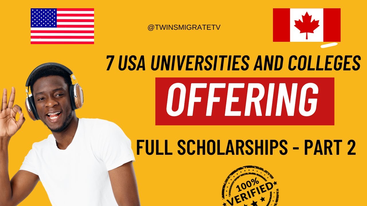 7 USA UNIVERSITIES/COLLEGES OFFERING FULL FUNDING IN 2023 | APPLY NOW ...