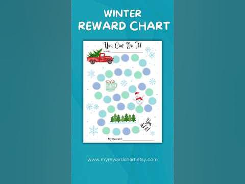 Winter Reward Chart! #parentingtips #pottytraining #christmas #shorts ...