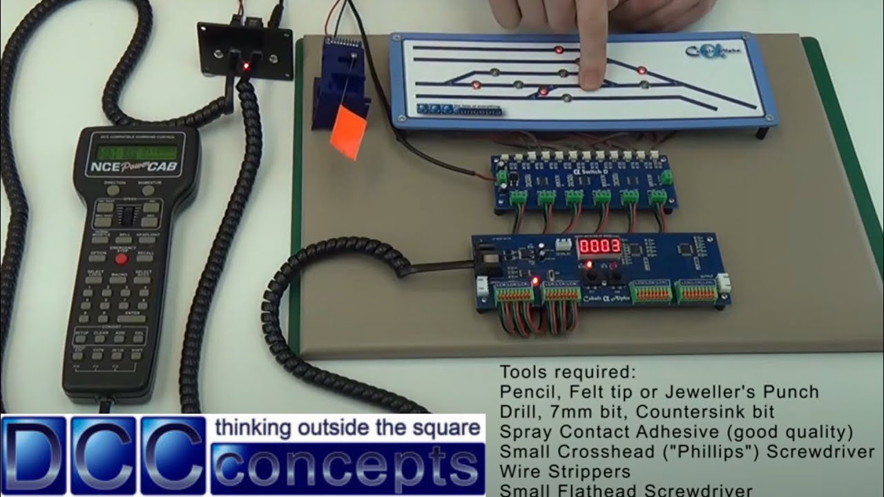 DCCconcepts - Creating a Control Panel using Alpha Switch D (Part 2 ...