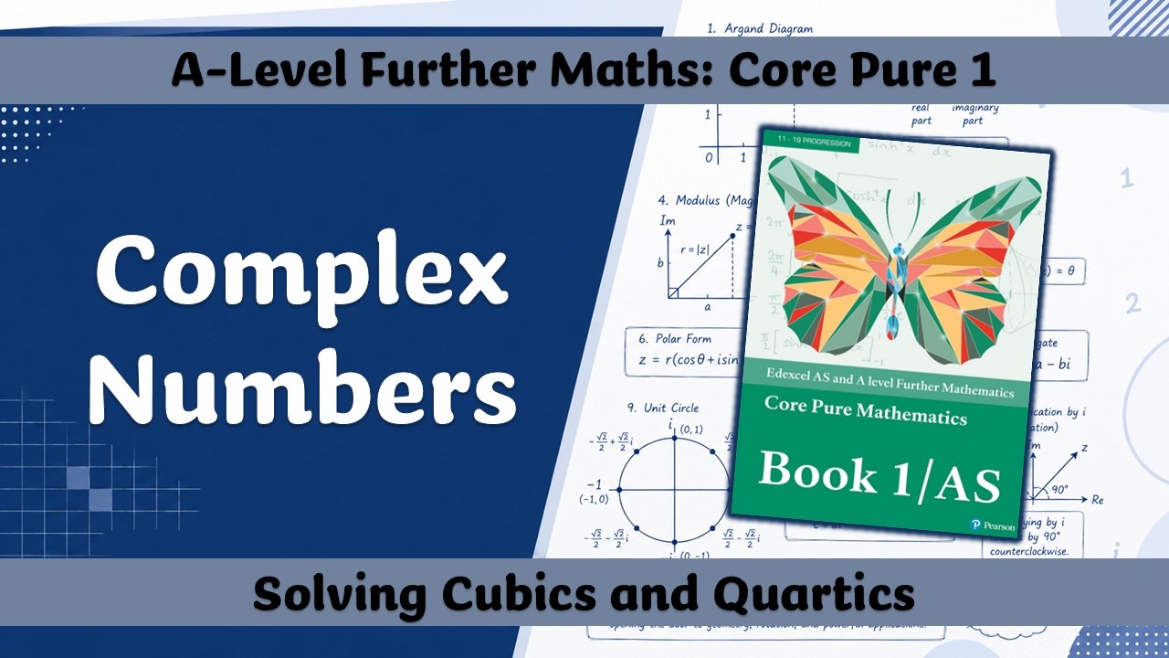 A Level Further Maths | Core Pure | Solving Cubic and Quartic Equations ...