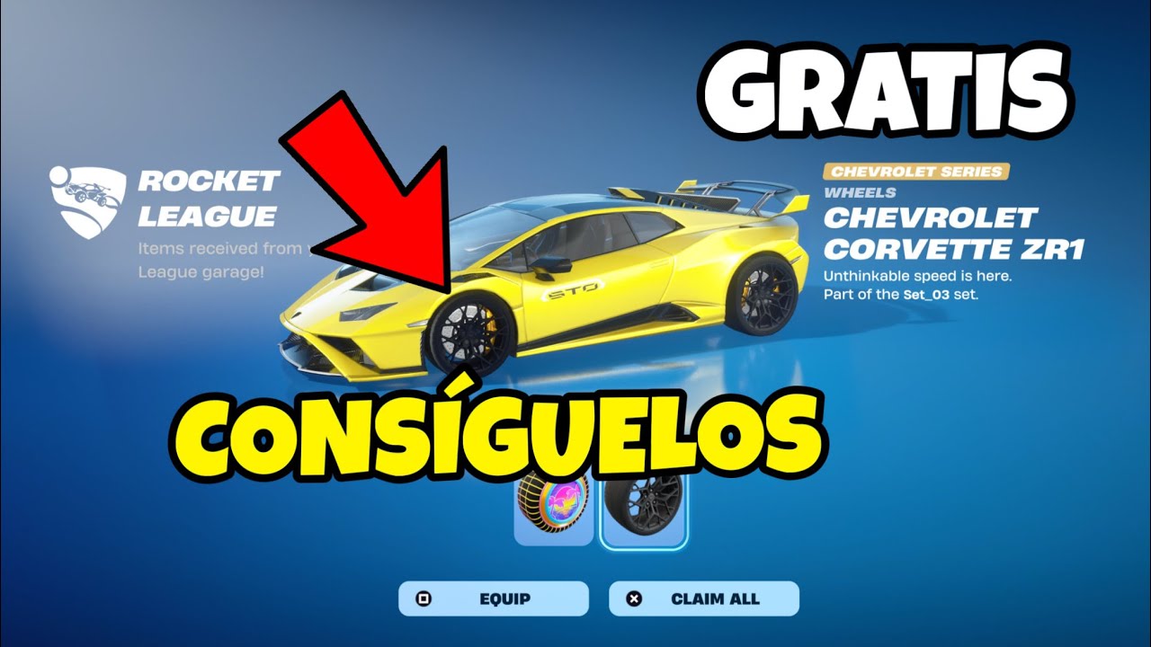*GRATIS* COMO CONSEGUIR LAS RUEDAS DEL CORVETTE ZR1 EN FORTNITE! COCHE ...