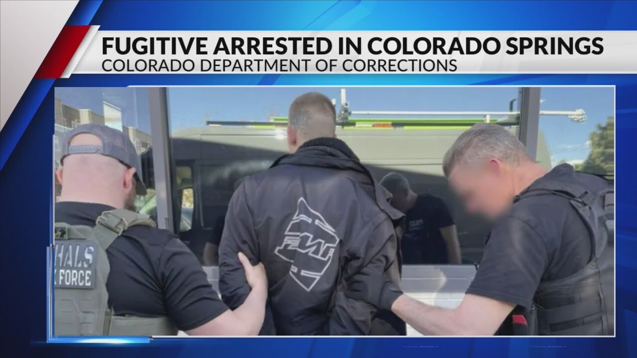 Fugitive arrested in Colorado Springs - YouTube