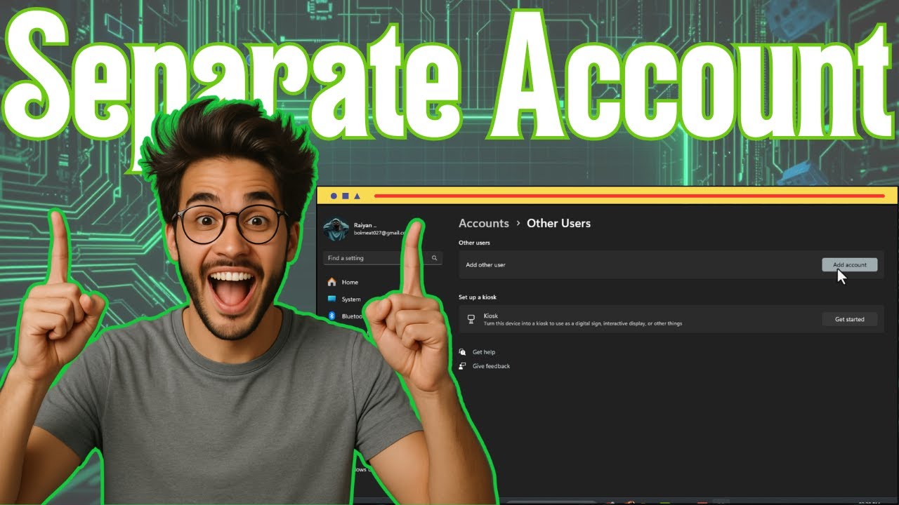 How To Make A Separate Login Account In Windows 11 - Quick Tutorial ...