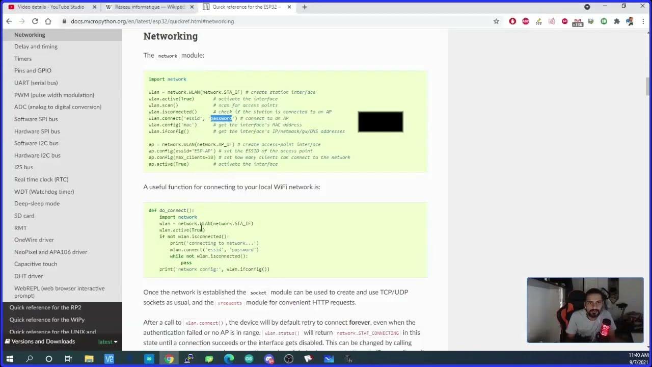 [iot et micropython 02] connection - YouTube