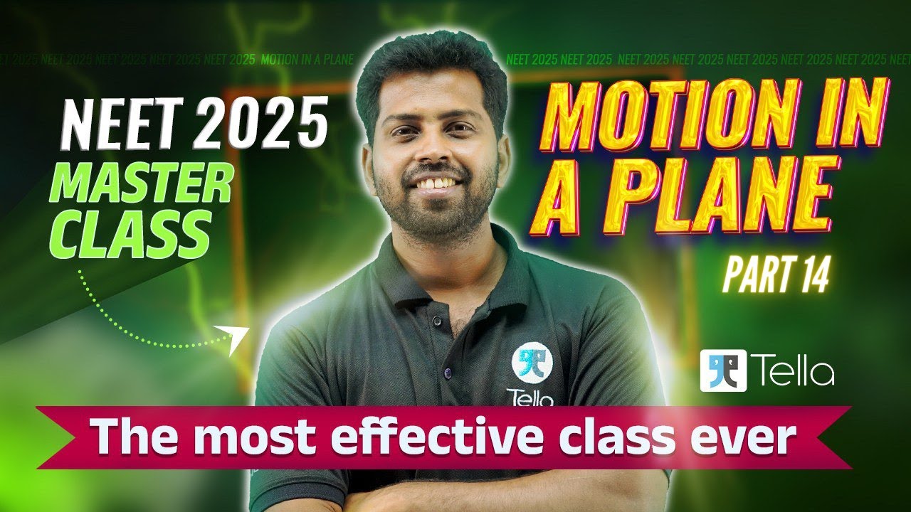 Vectors and their directions | Motion in Plane | Neet 2025 | Tella ...