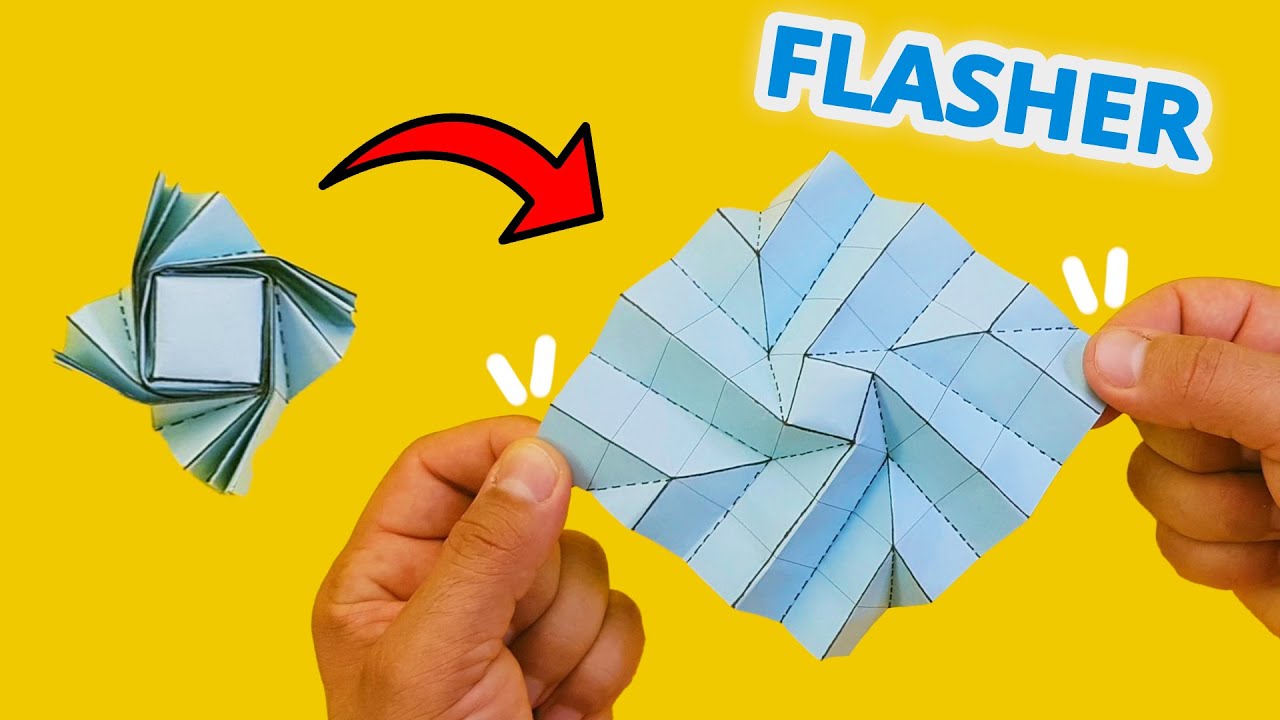 Easy Origami FIDGET TOY. Antistress. Funny Moving PAPER TOYS. Origami ...