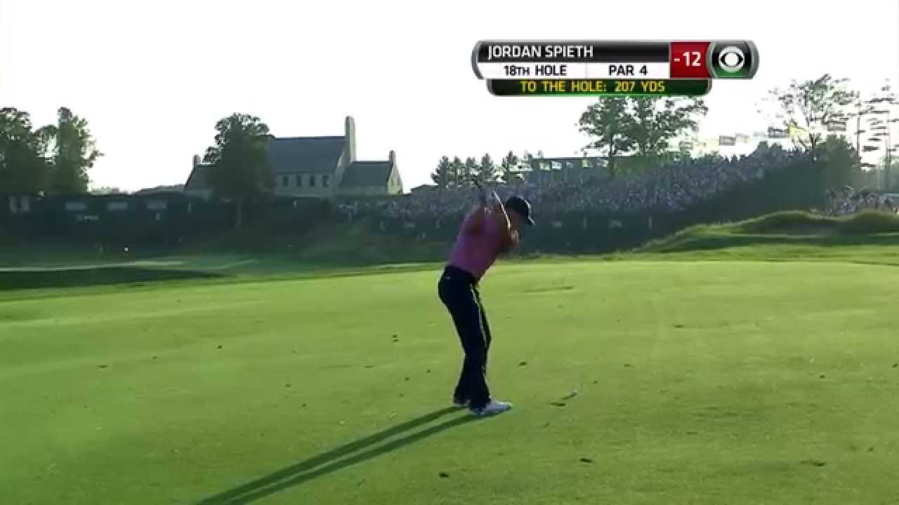 Jordan Spieth Finishes His Red-Hot Round in Style | 2015 PGA ...