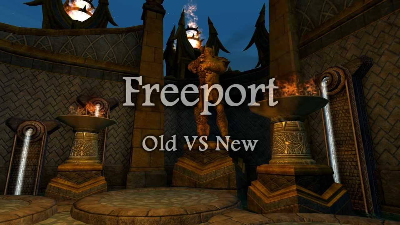 EverQuest II - Freeport - Old VS New - YouTube