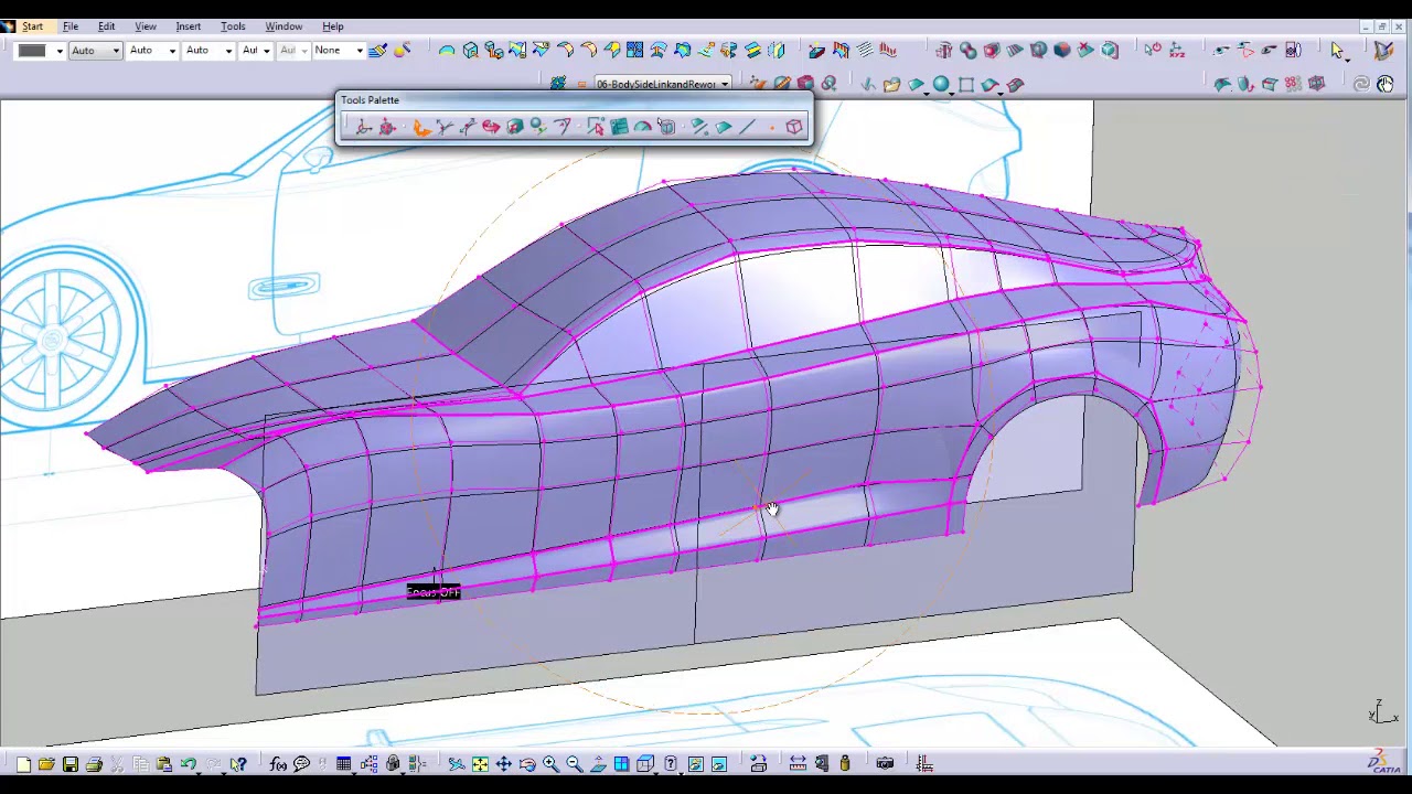 CATIA IMA Car Modeling Techiques06 - YouTube