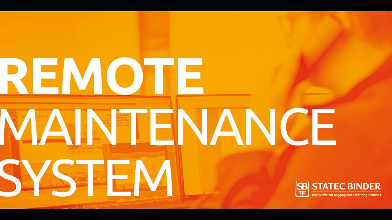 STATEC BINDER I Customer Service I Advantages of the remote maintenance system - YouTube