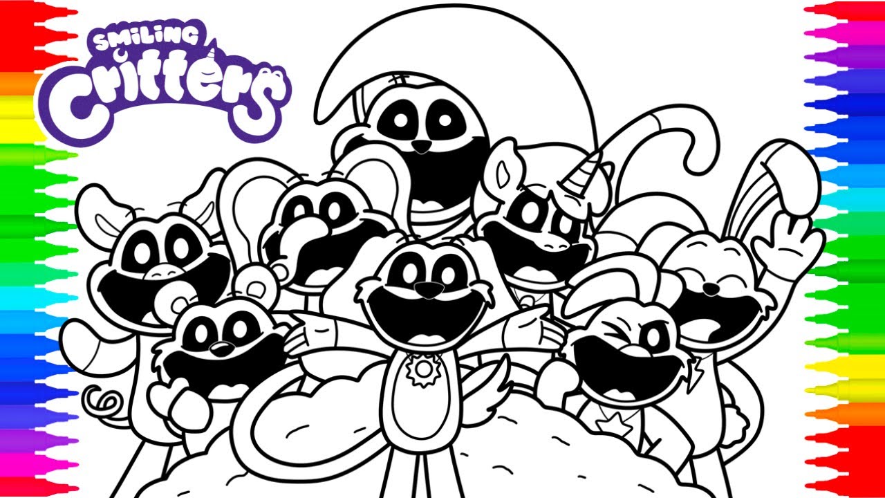 Smiling Critters New Coloring Pages / Coloring Poppy Playtime Chapter 3 ...