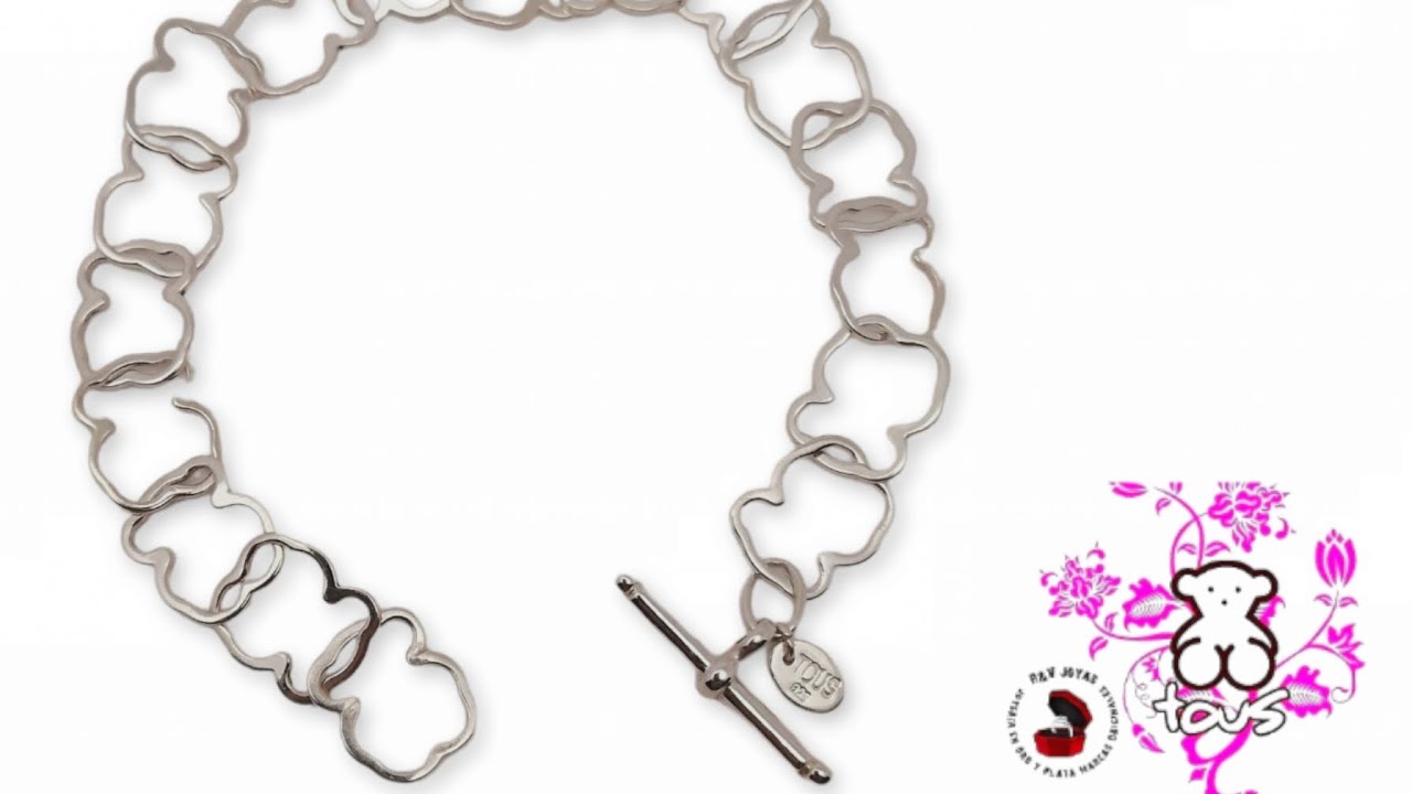 Pulsera TOUS Original Modelo Carrusel Plata Fina 925 Pulso 20 cm ...