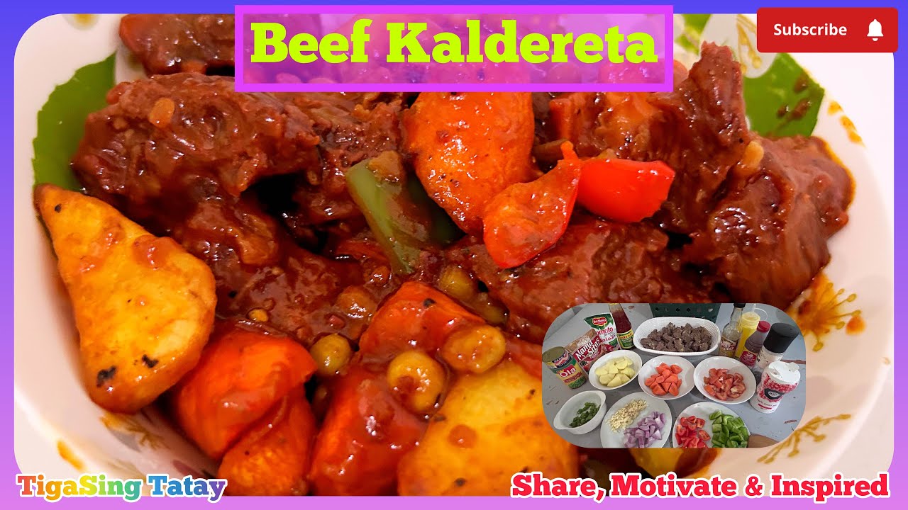 Vlog40 - Beef Kaldereta Recipe | Simpleng Luto at Swak sa Panlasang ...