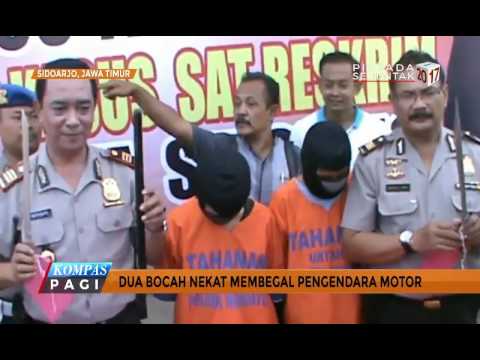 Ingin Banyak Uang, 2 Bocah Ini Nekat Jadi Begal Motor
