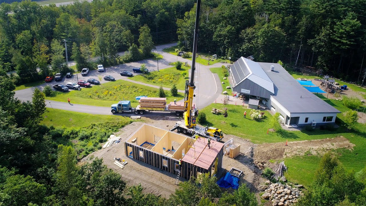 CLT Building Construction from start to finish by OPAL Architecture ...