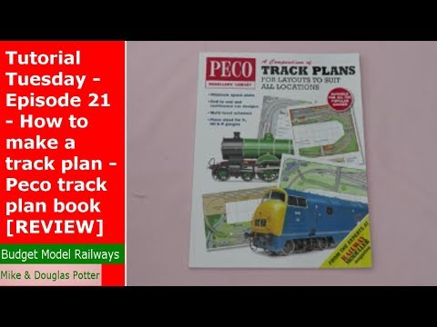 Tutorial Tuesday - Episode 21 - How to make a track plan - Peco track plan book [REVIEW]