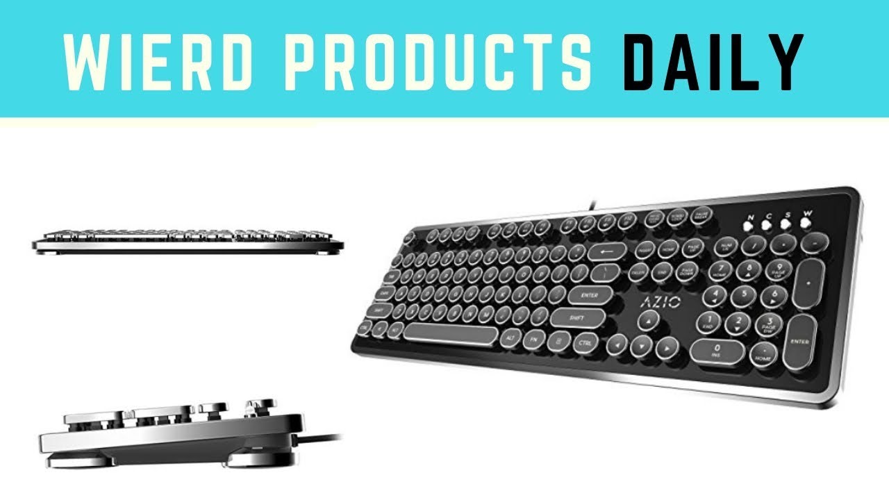 Weird Products Daily | Vintage Typewriter Mechanical Style Keyboard ...