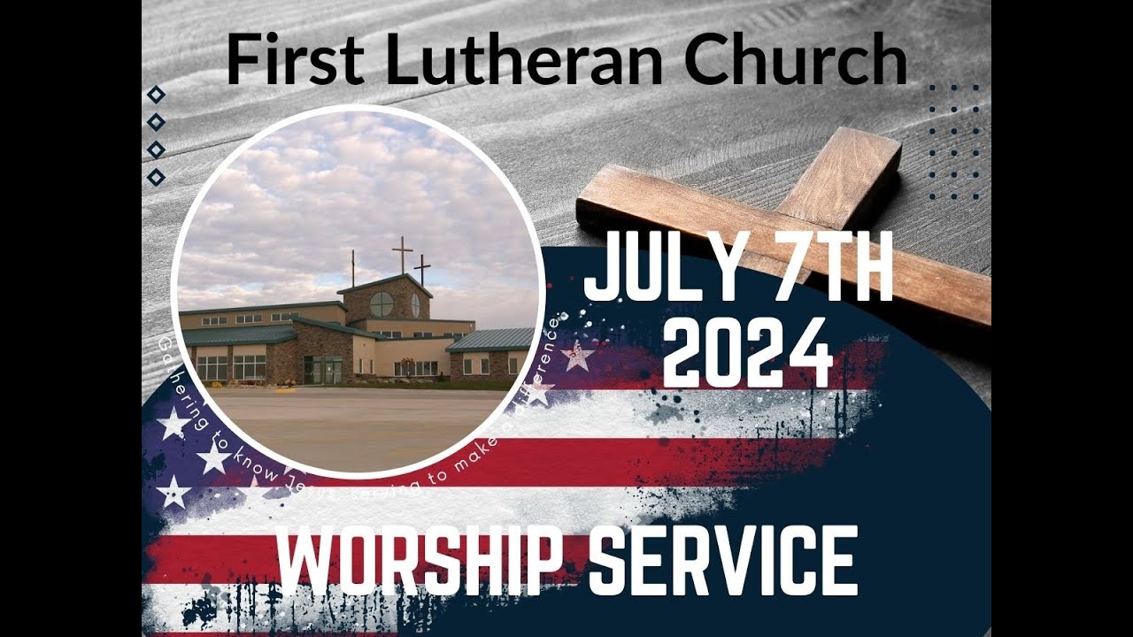 First Lutheran Sunday Worship Service - YouTube
