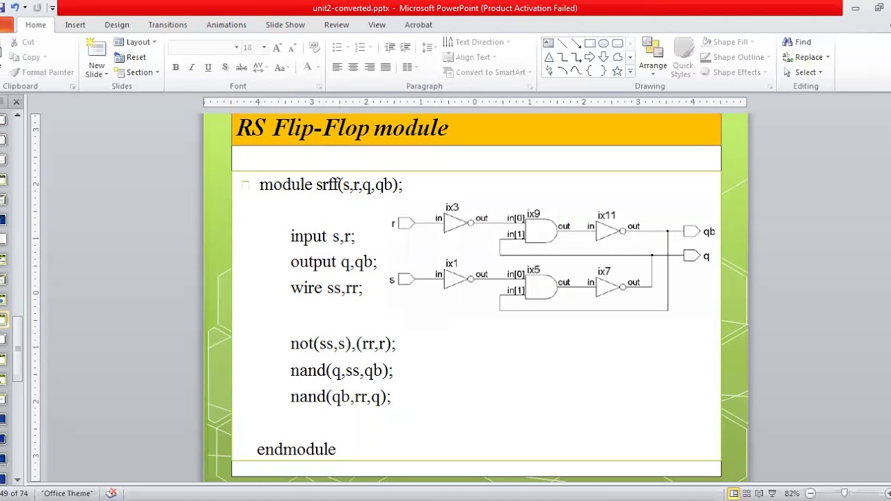 System Design Through Verilog Lect16 Youtube